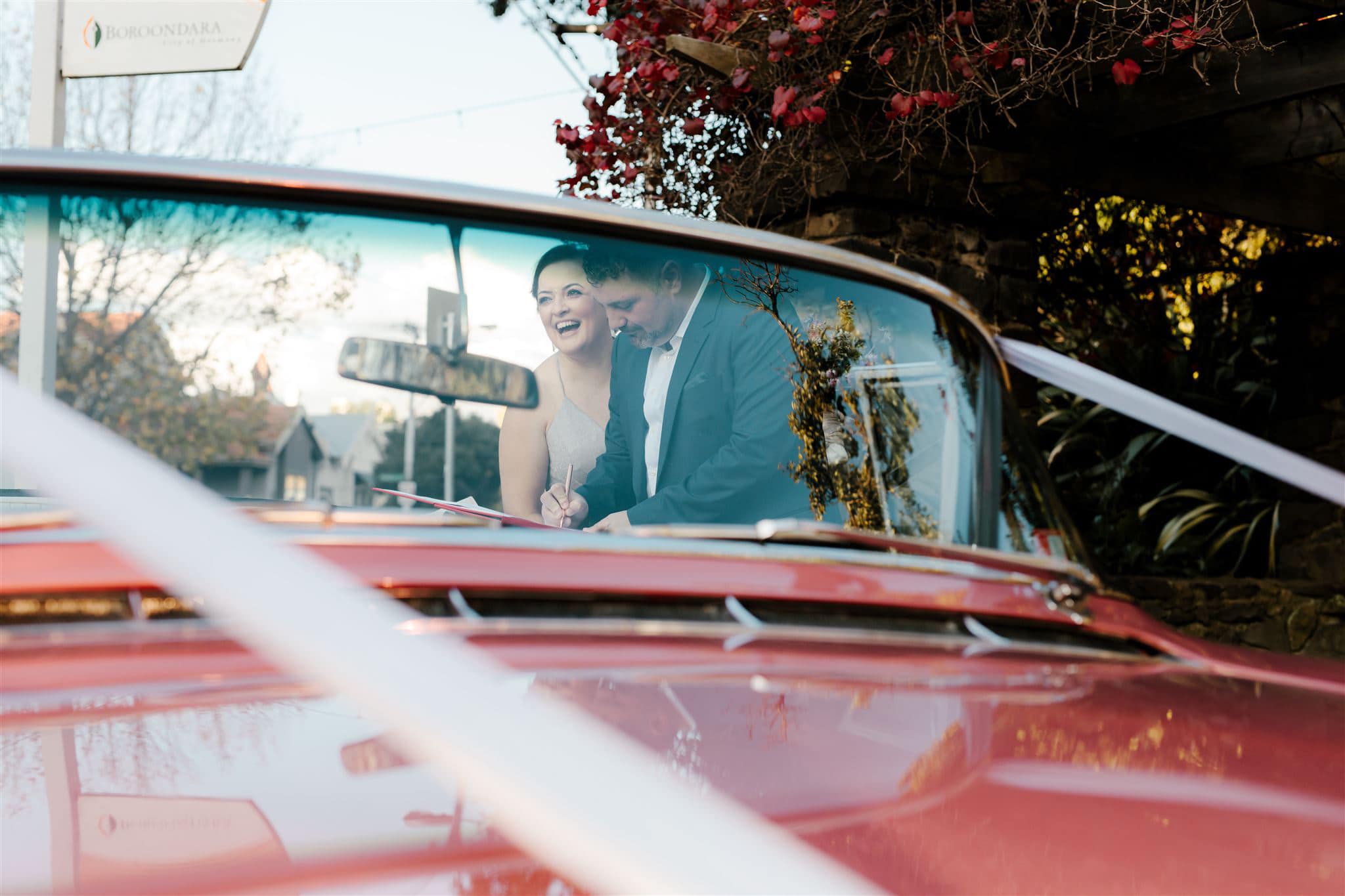 Chevy Red Hire - Wedding Cars Bulleen | Easy Weddings